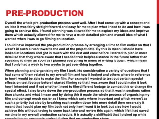 Production Management Evaluation | PPTX