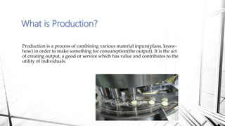 Production management ppt | PPTX