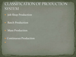 Production managment | PPT