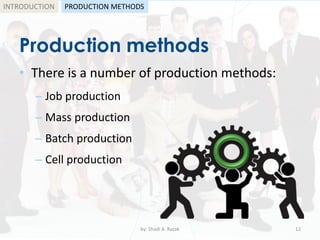 Operation Management: Production Methods | PDF