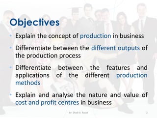 Operation Management: Production Methods | PDF