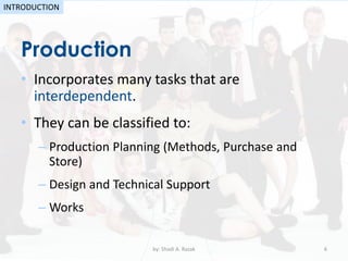 Operation Management: Production Methods | PDF