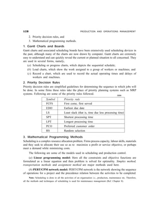 Production mgt lecture_4 | PDF