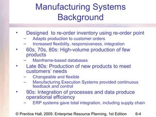 Production module in erp | PPT