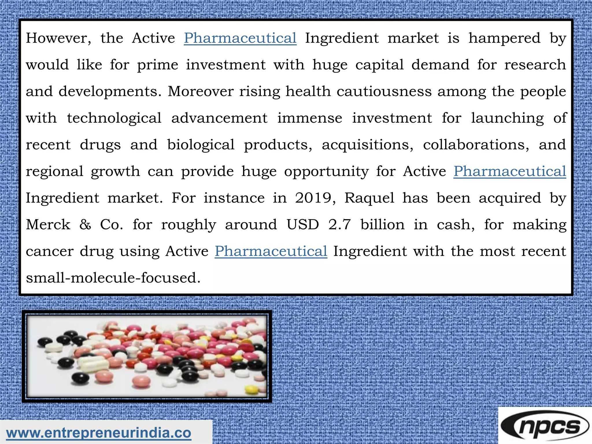 Production of active pharma ingredients (api) (amoxicillin trihydrate ...