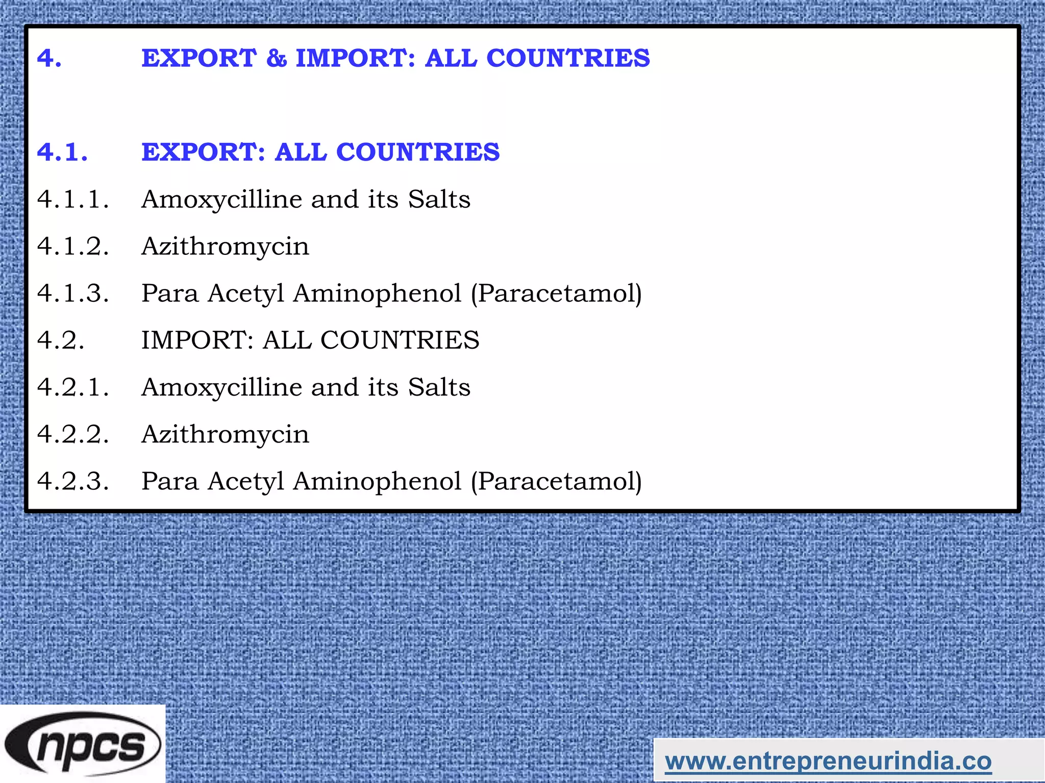 Production of active pharma ingredients (api) (amoxicillin trihydrate ...