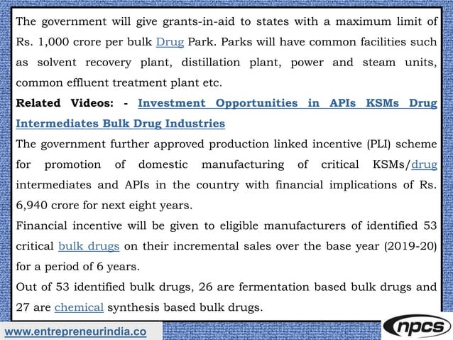 Production of active pharma ingredients (api) (amoxicillin trihydrate ...