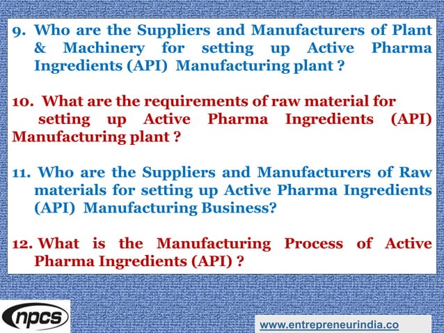 Production of active pharma ingredients (api) (amoxicillin trihydrate ...