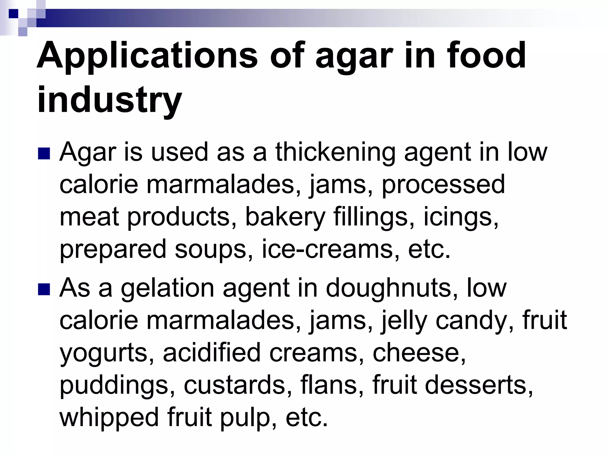 Production of agarose | PPTX
