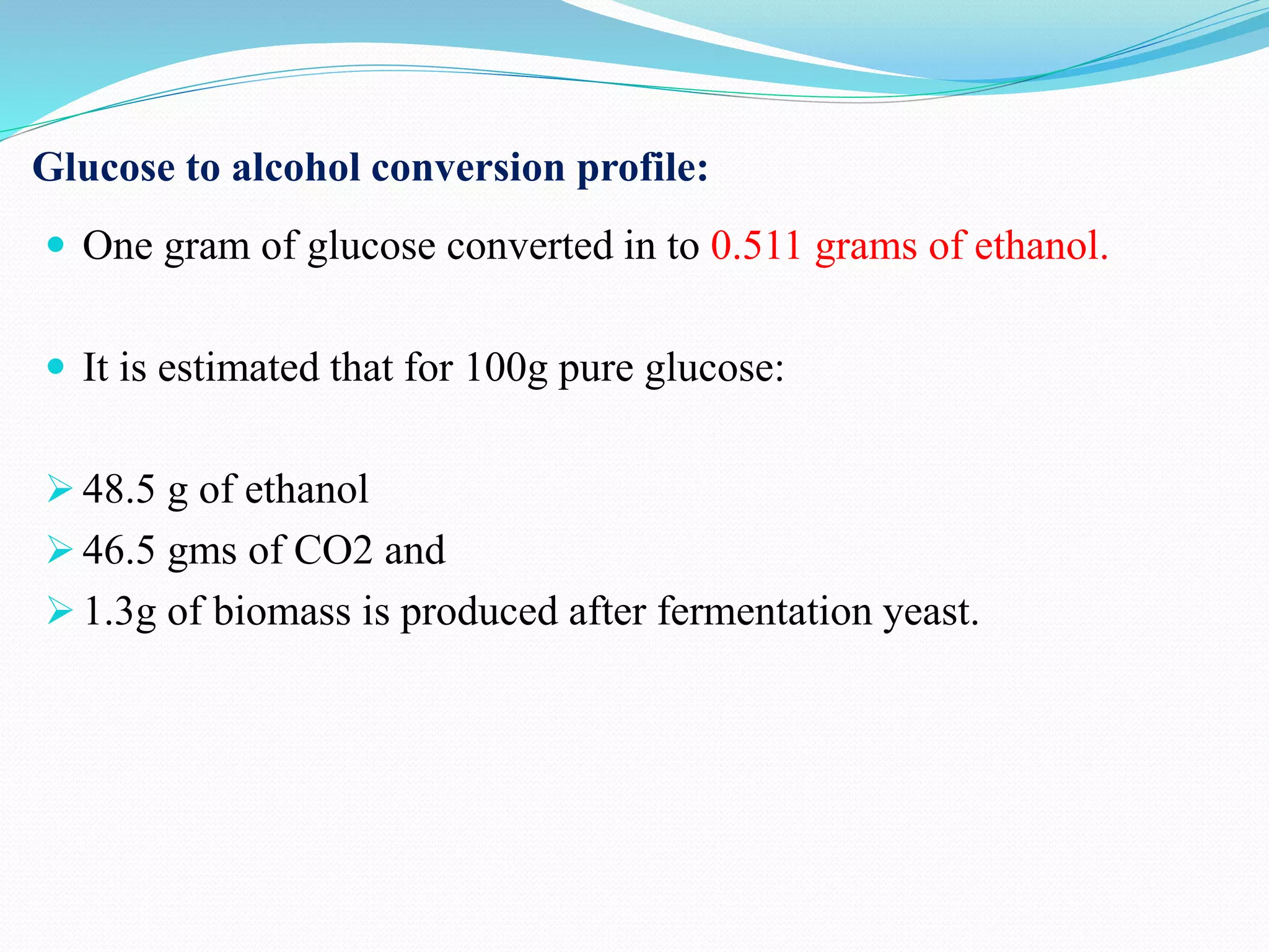 Production of alcohol | PPTX