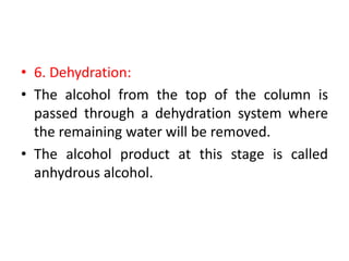 Production of alcohol | PPTX