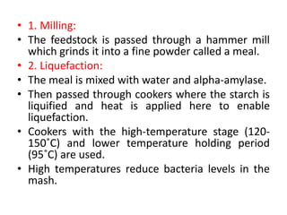 Production of alcohol | PPTX