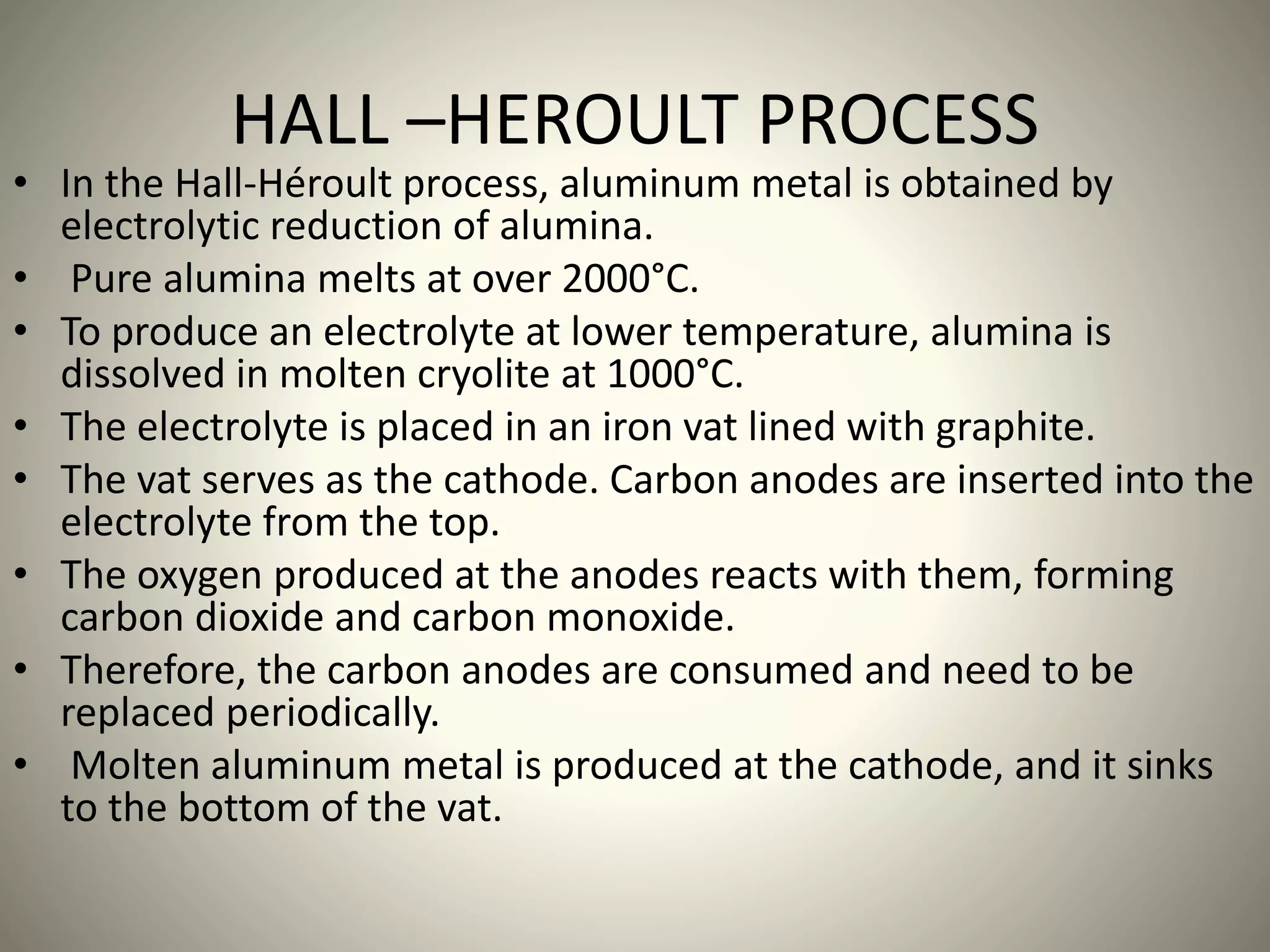 aluminium production process | PPTX