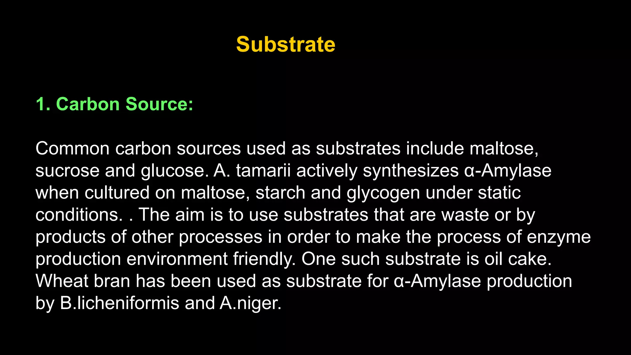 Production of amylase | PPTX