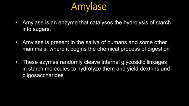 Production of amylase | PPTX