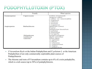 Production of anti tumor compounds by plant cell cultures | PPSX