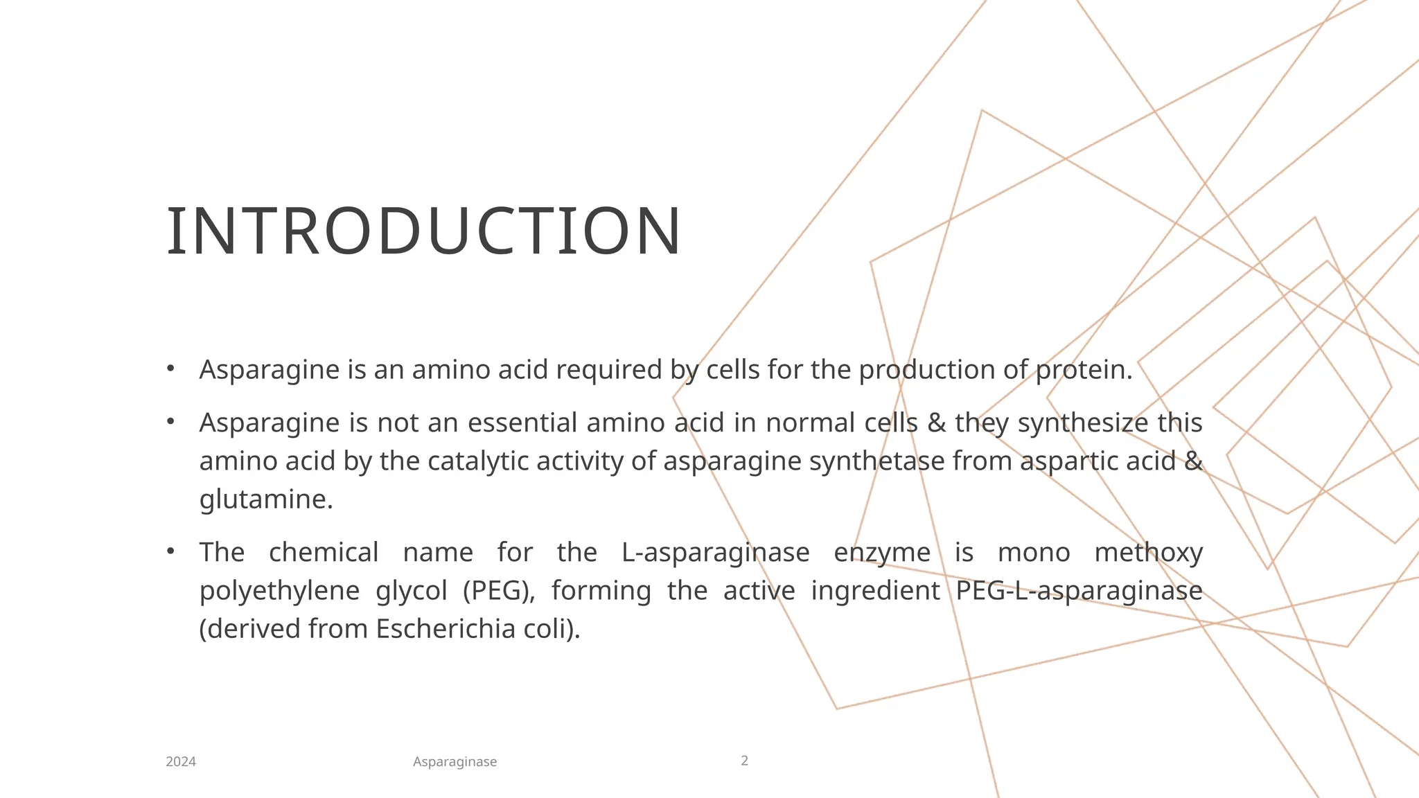 Production of Asparaginase Enzyme, An Antitumor Agent | PPTX