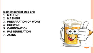 Production of beer | PPTX