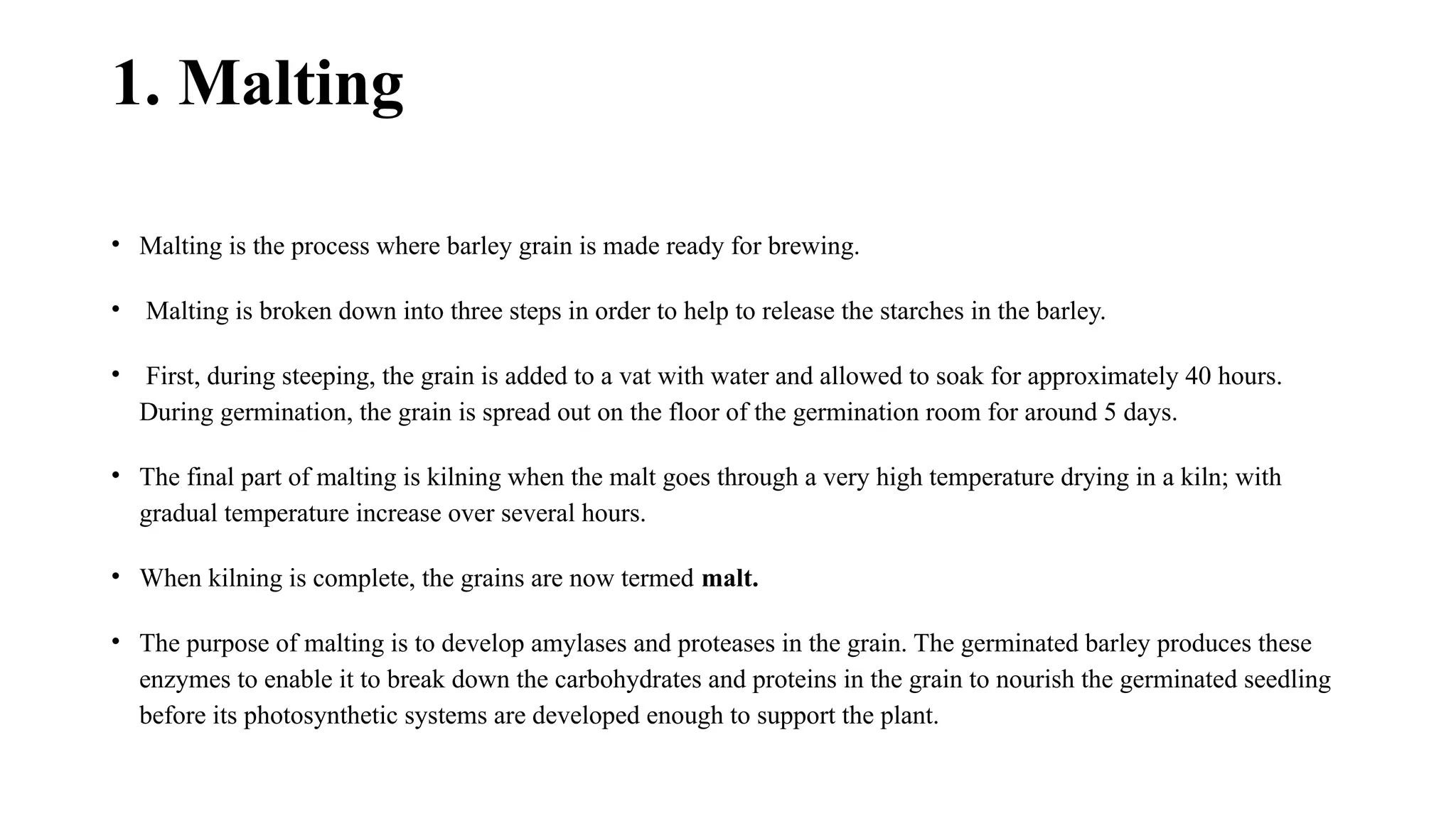 PRODUCTION OF BEER Through fermentation process | PPTX