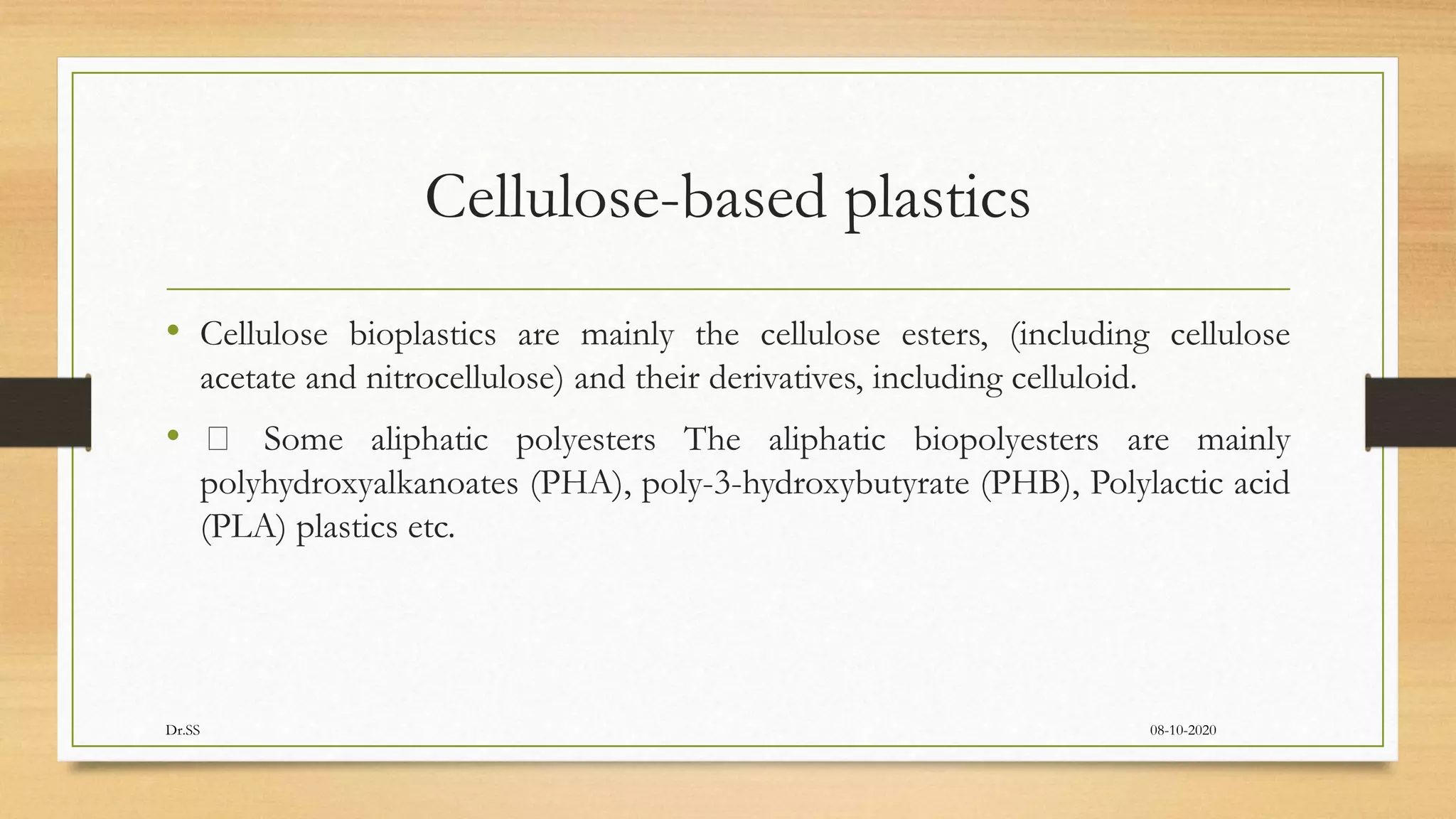 Production of biodegradable. plastic | PPTX