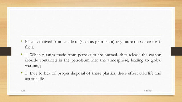 Production of biodegradable. plastic | PPTX