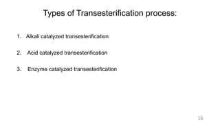 Production of biodiesel from algae | PPT