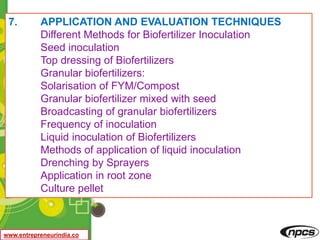 Production of Biofertilizers and Organic Farming - Food and Agriculture ...