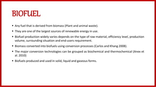 PRODUCTION OF BIOGAS AND BIOFUEL.pptx