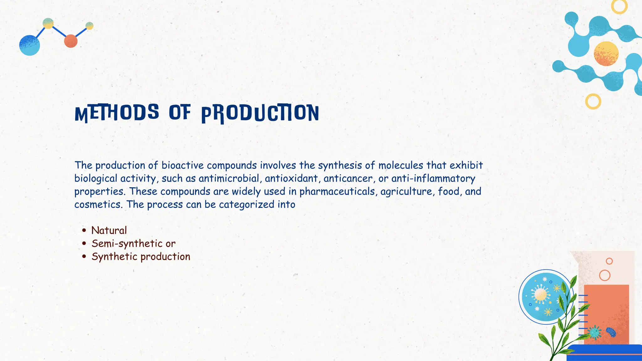 Production of Bioactive compounds and Growth hormones | PPT