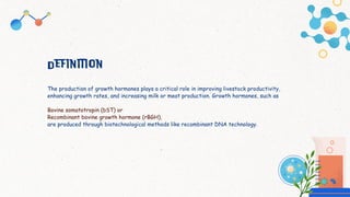 Production of Bioactive compounds and Growth hormones | PPT