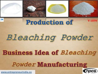 Production of bleaching powder | PPTX