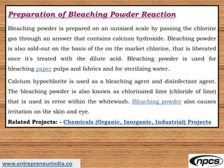 Production of bleaching powder | PPTX