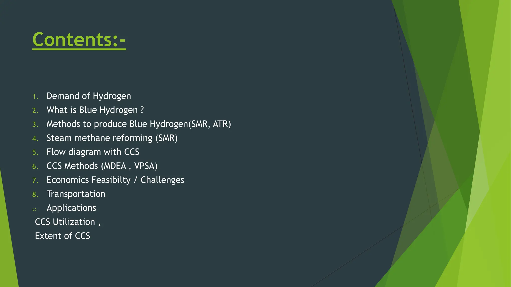 Production of Blue Hydrogen from Biomethane and its Applications.pptx