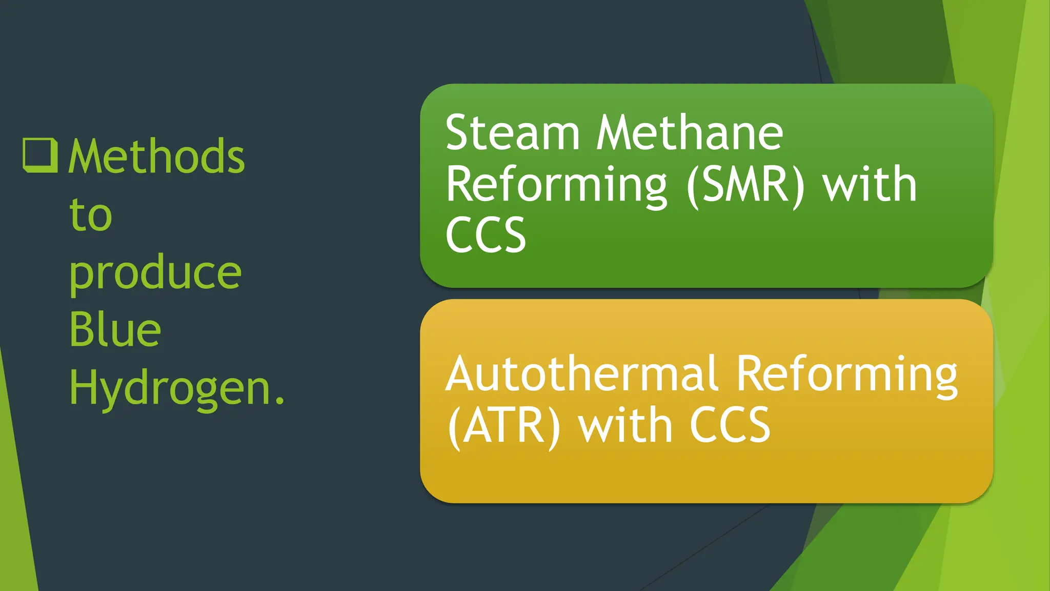 Production of Blue Hydrogen from Biomethane and its Applications.pptx