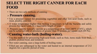 Production of canning | PPT