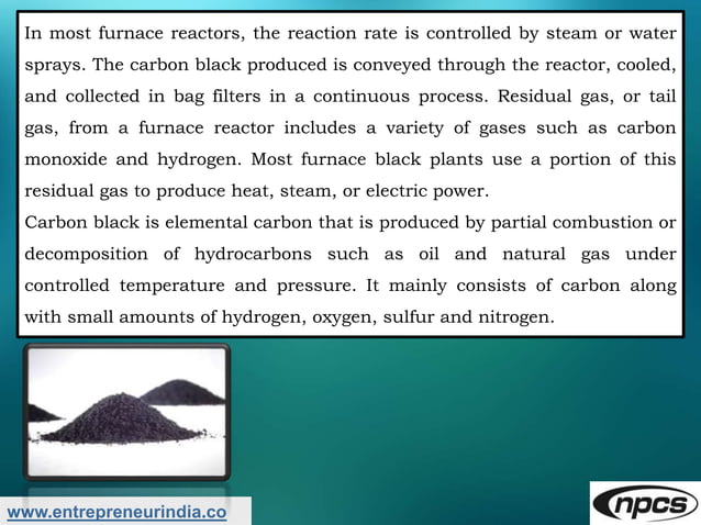 Production of carbon black. | PPTX | Commodities | Economy