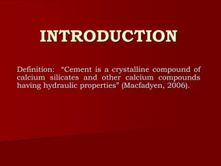 production of CEMENT.ppt