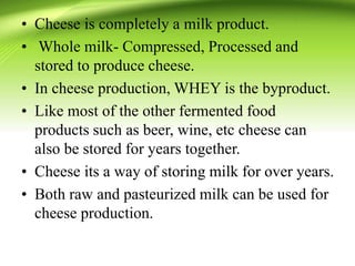 Production of cheese | PPTX