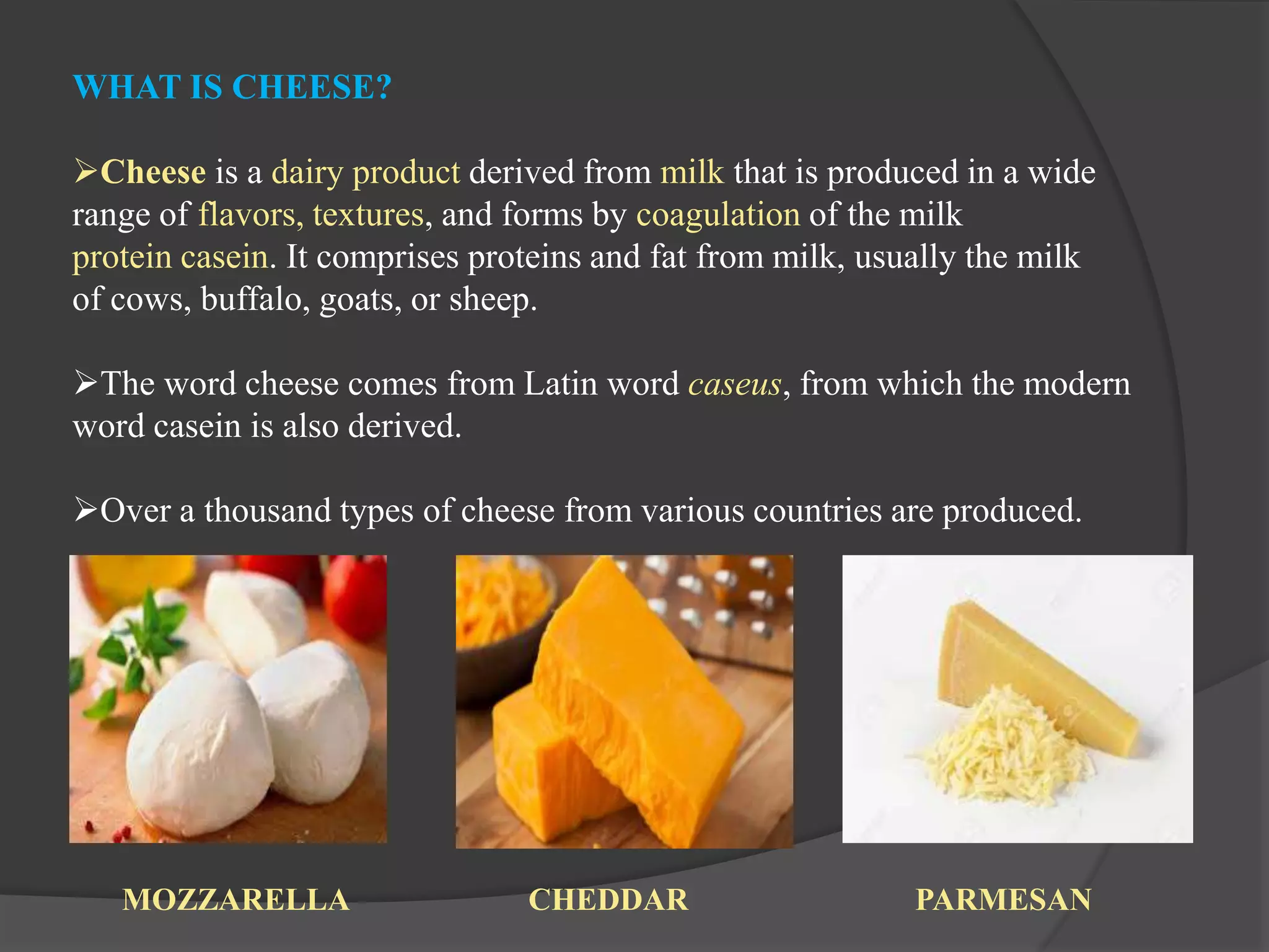 Production of cheese | PPTX