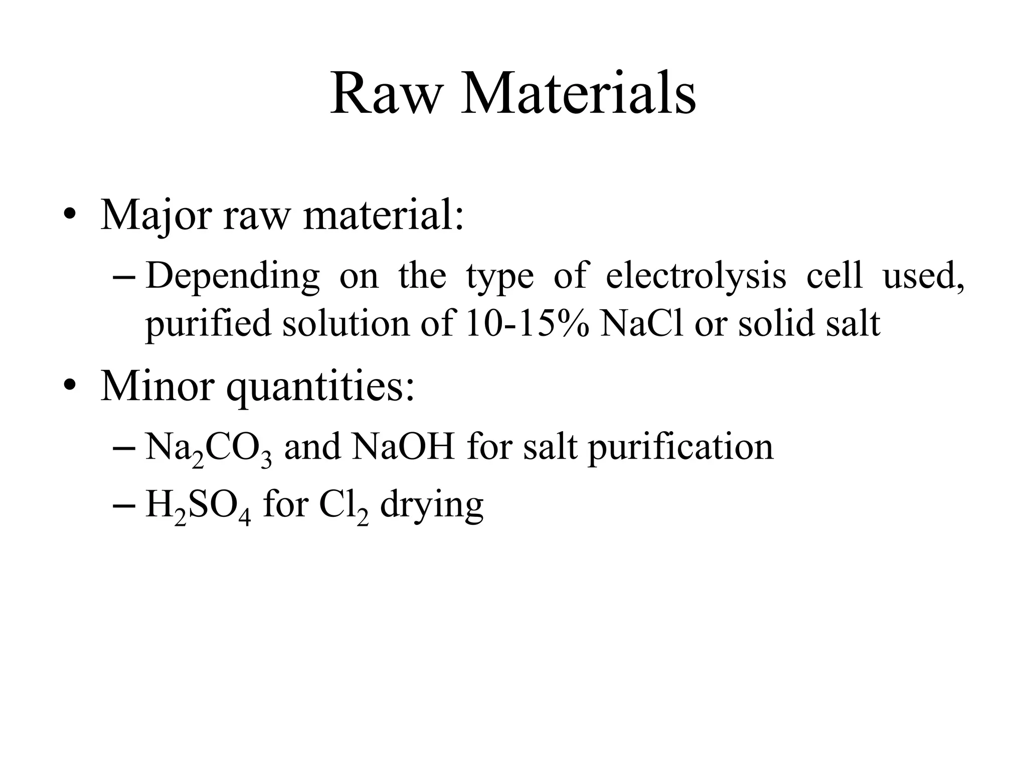 Production of Chlorine and Caustic soda.pdf