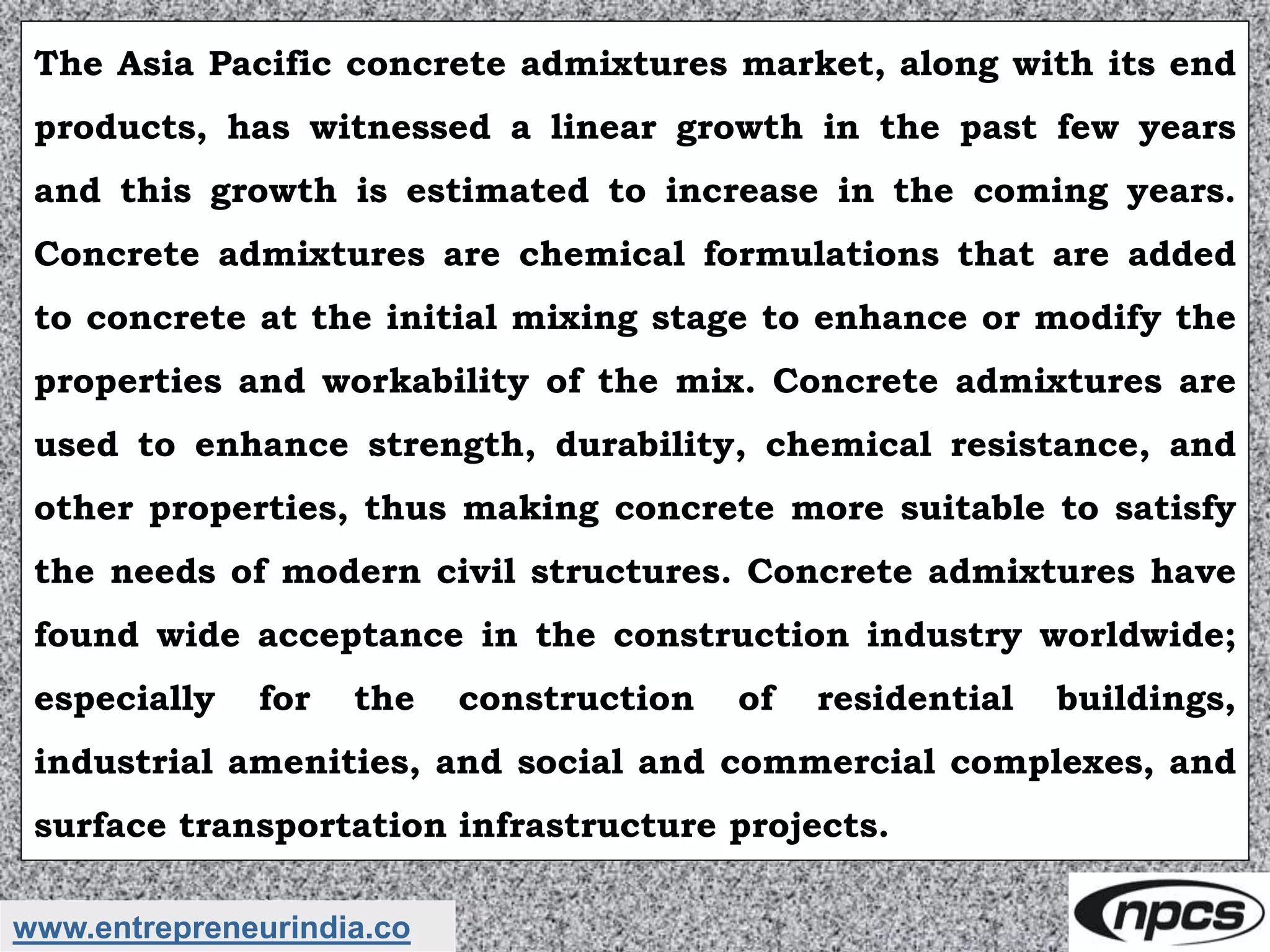 Production of Concrete Admixtures (Additives). Construction Chemicals ...