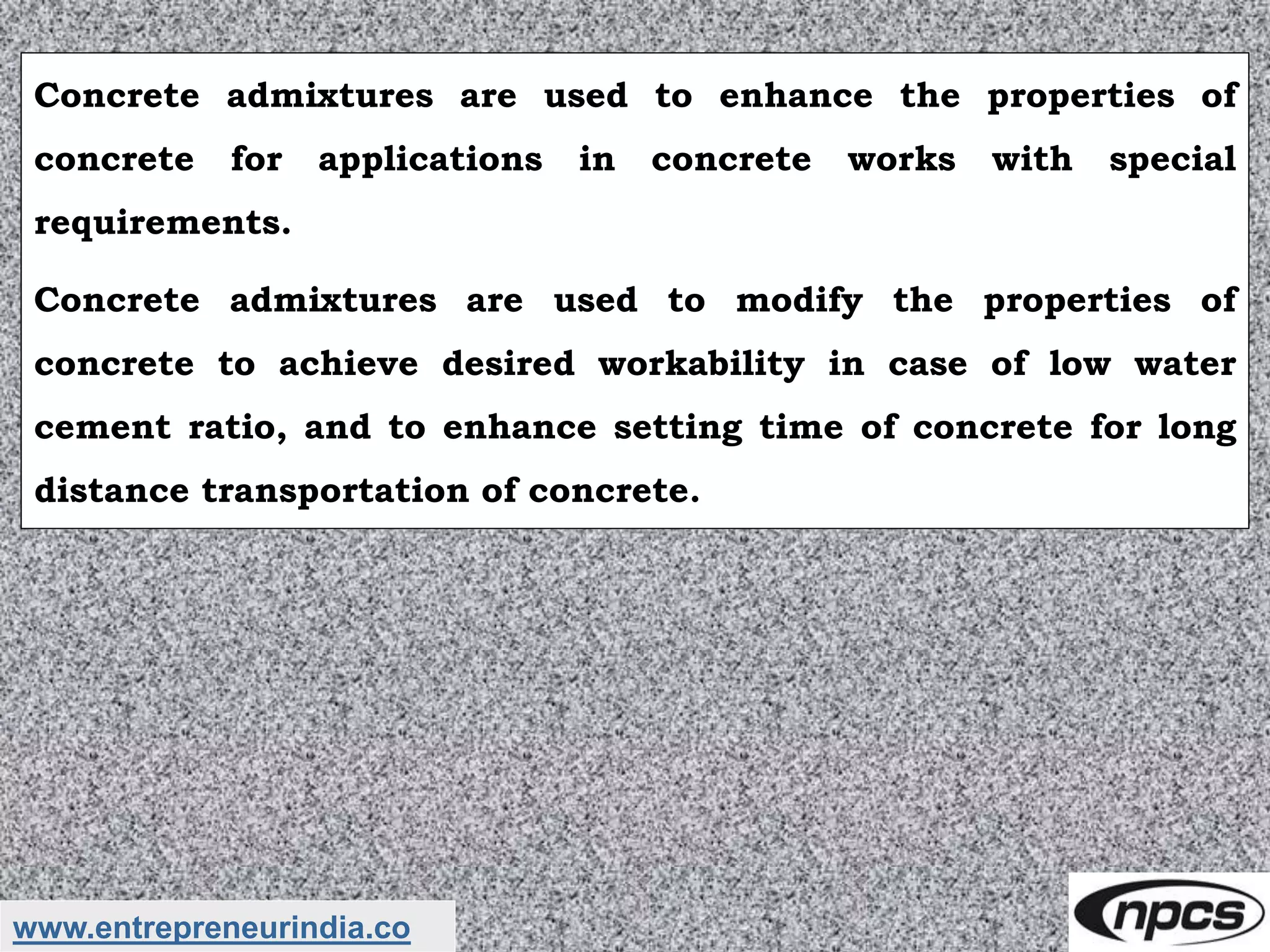 Production of Concrete Admixtures (Additives). Construction Chemicals ...