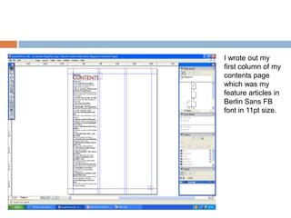 Production of contents page | PPT