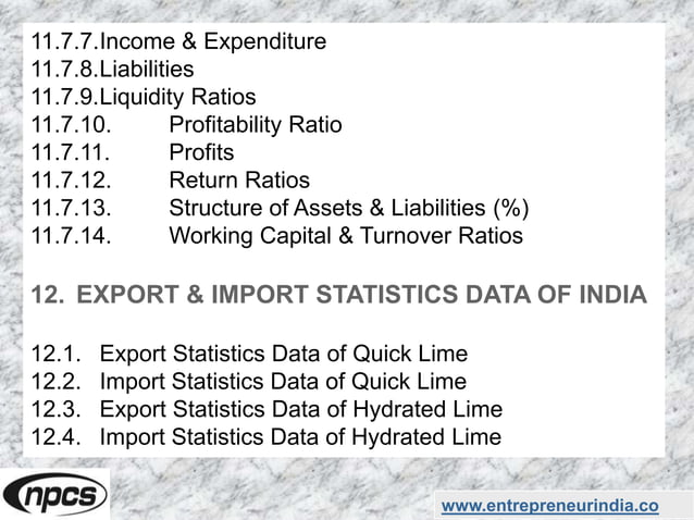 Production of different grades of Lime from Limestone (Technical Grade ...