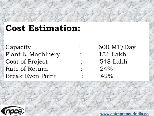 Production of different grades of Lime from Limestone (Technical Grade ...