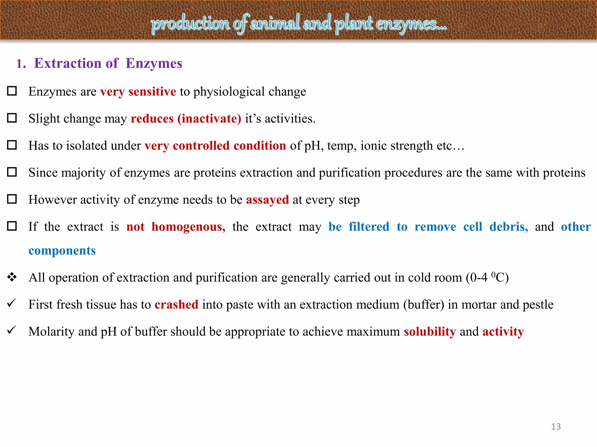 Production of enzyme | PPTX