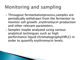 Production of Erythromycin microbiology.pptx