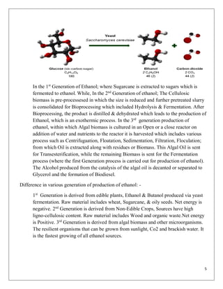 Production of ethanol | PDF