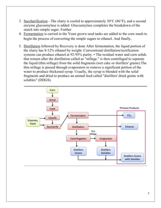 Production of ethanol | PDF