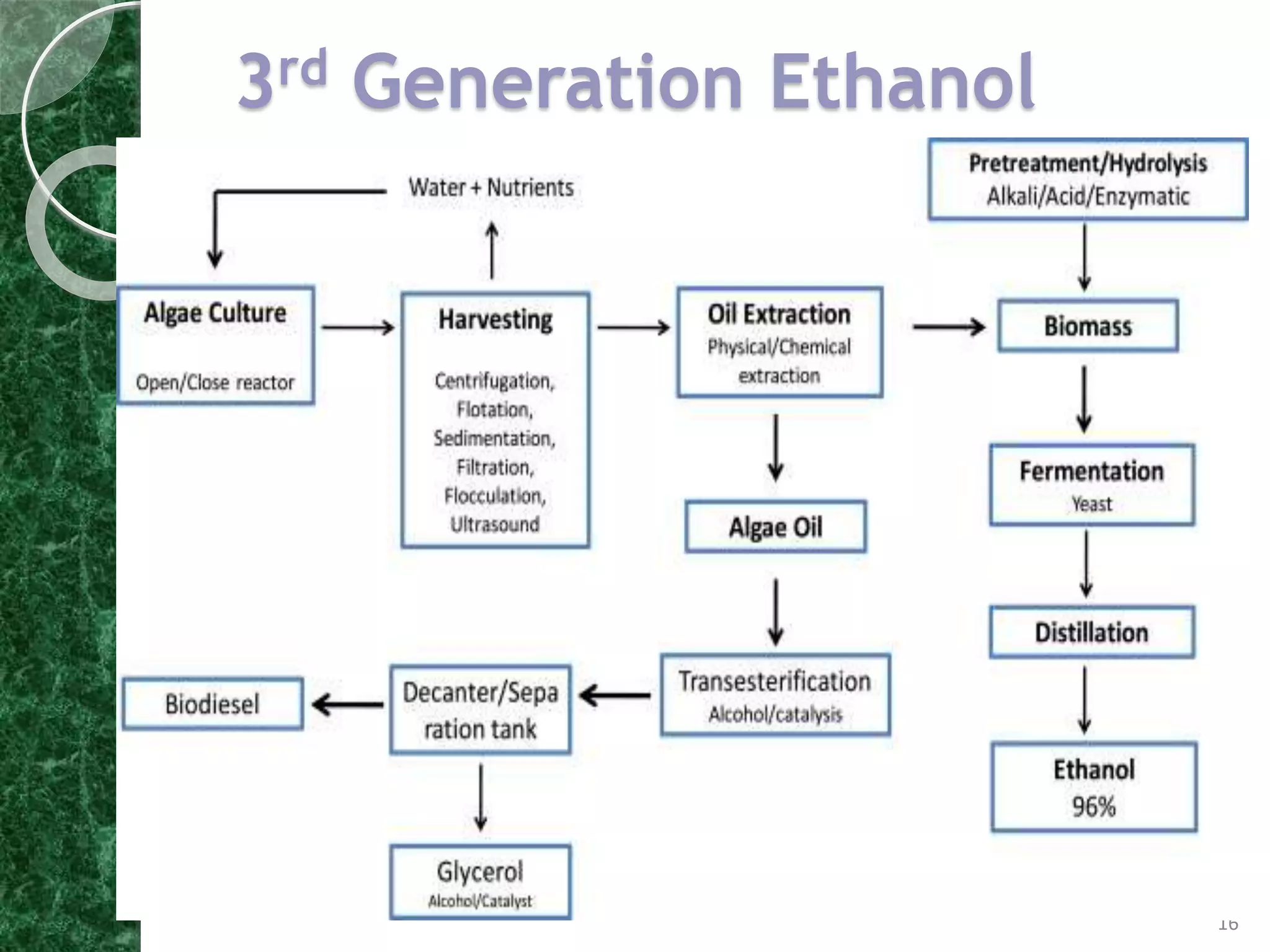 Production of ethanol from different sources | PPTX